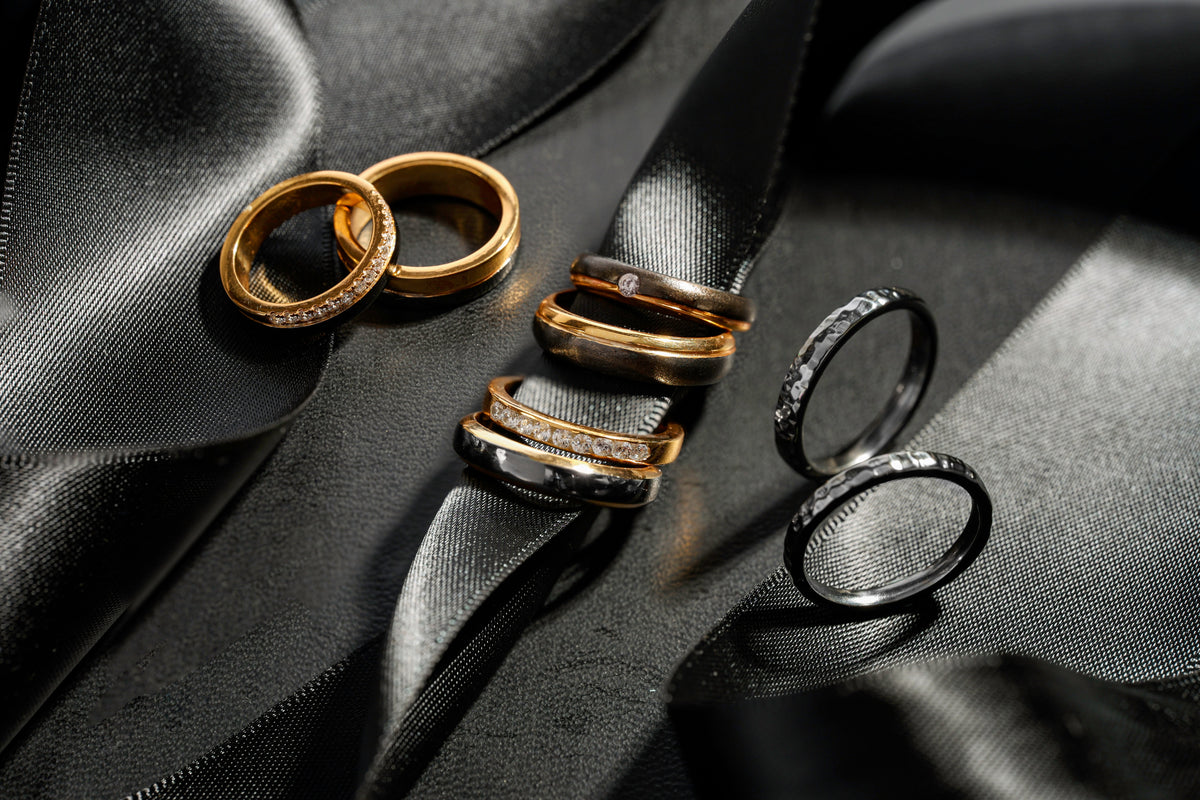 Code [BLACK] Wedding Rings | B&Co Jewelry
