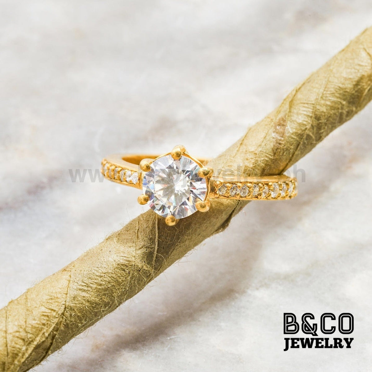 1.5ct Porto XL Engagement Ring (Semi Machine Made) | B&Co Jewelry