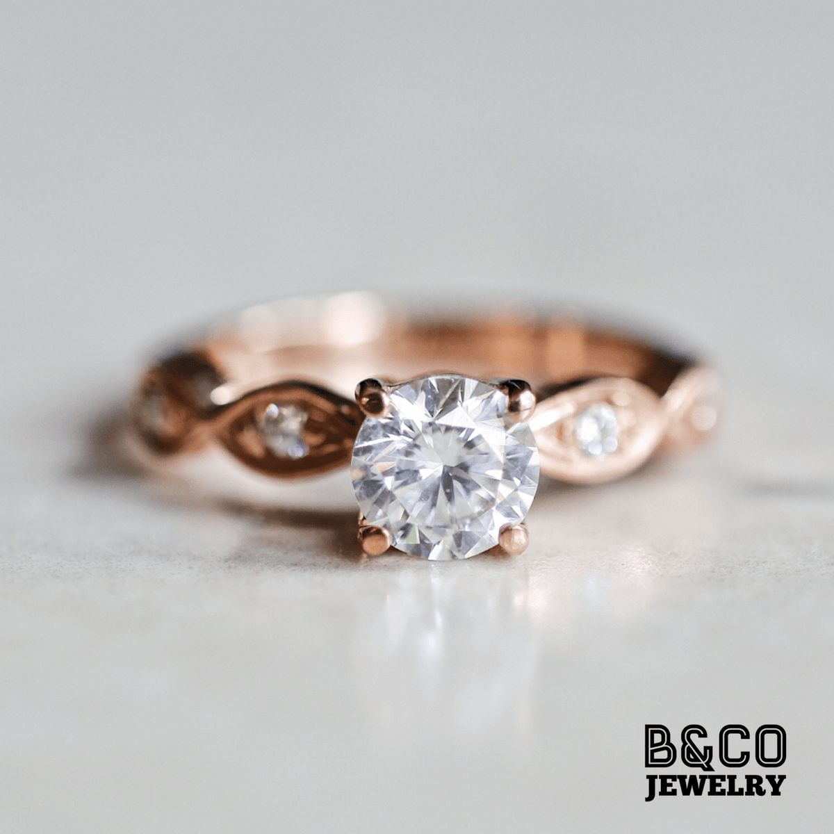 1ct Riga Engagement Ring | B&Co Jewelry