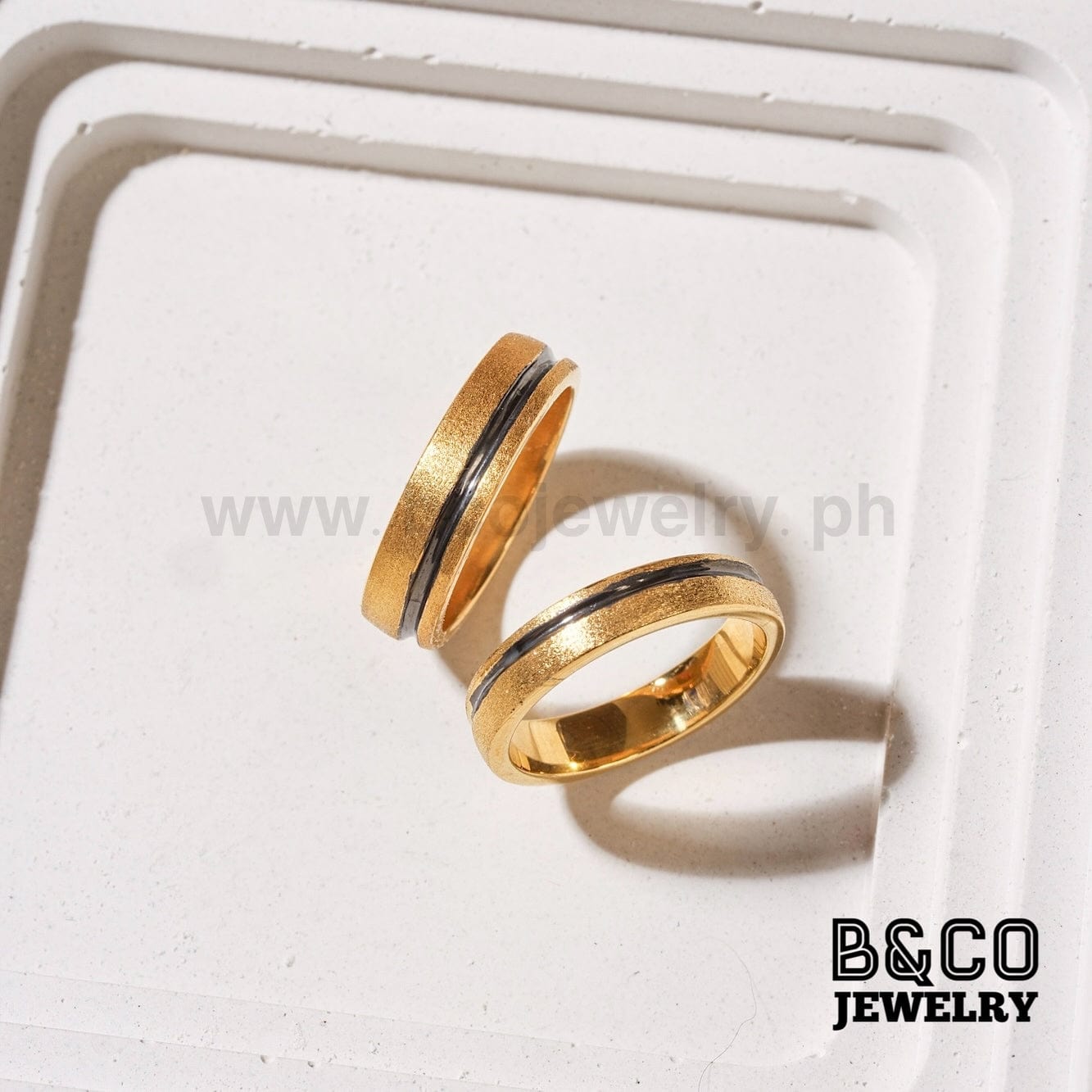 Code [BLACK] Wedding Rings | B&Co Jewelry