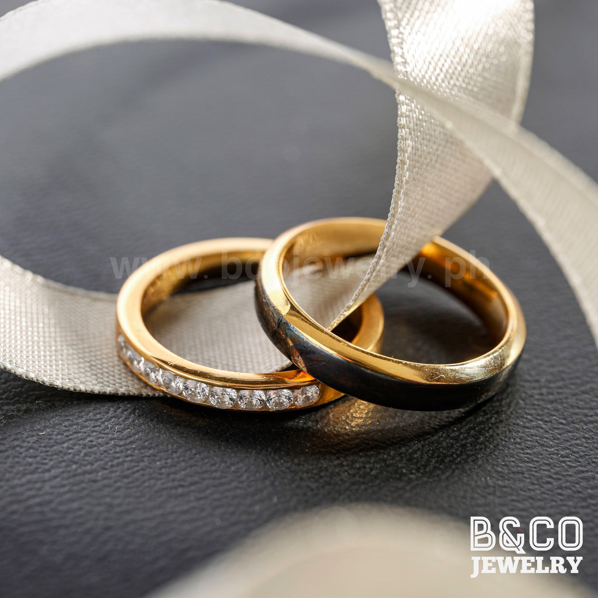 Argos Code Black Wedding Rings | B&Co Jewelry