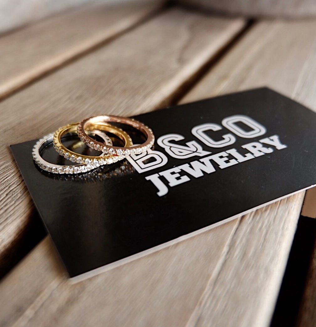 2mm Eternity Ring Signity Stone | B&Co Jewelry